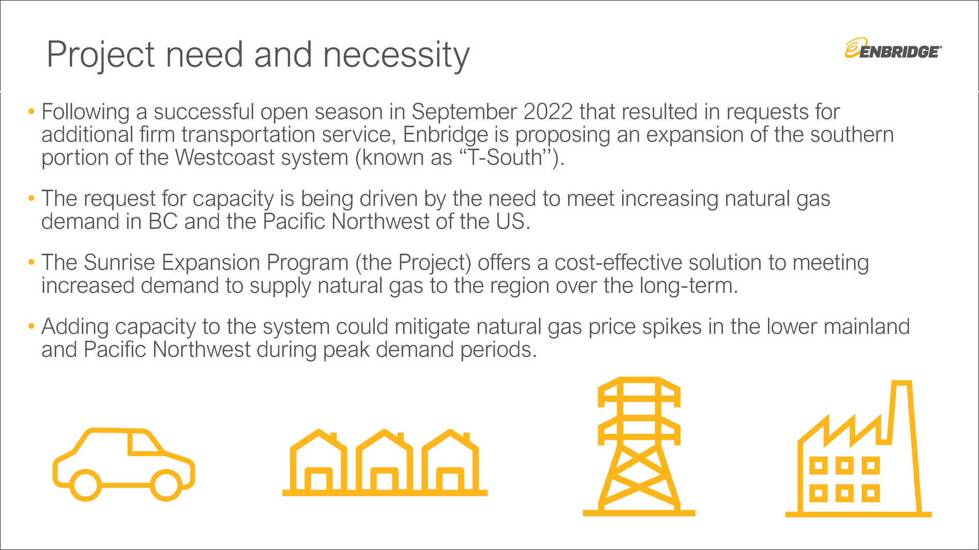 Enbridge - Sunrise Program