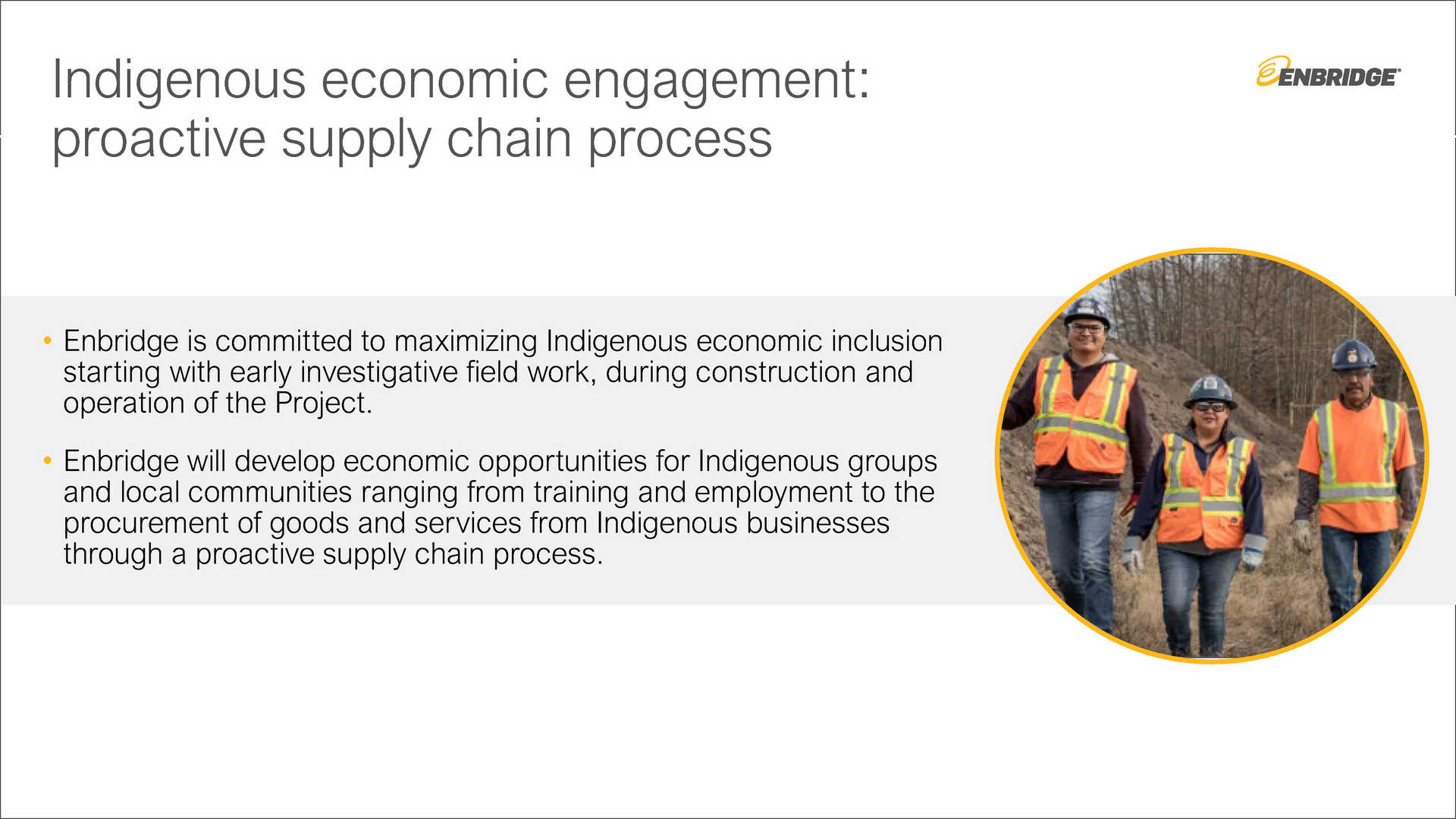 Enbridge - Sunrise Program