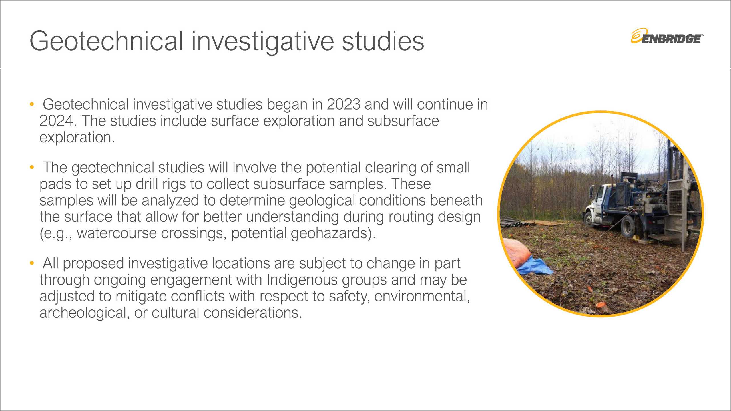 Enbridge - Sunrise Program